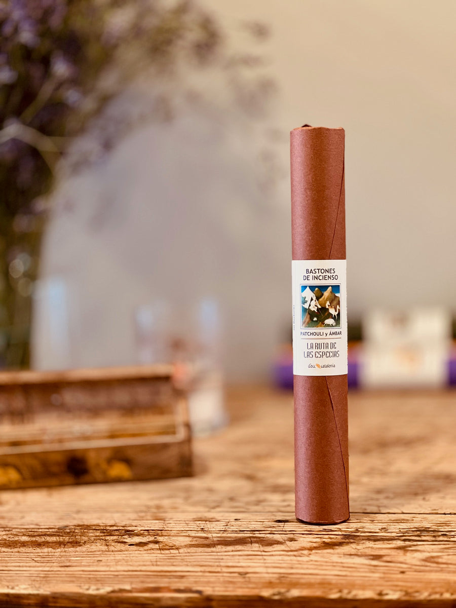 Incienso natural Patchouli y Ámbar – eljardindelasnaranjas