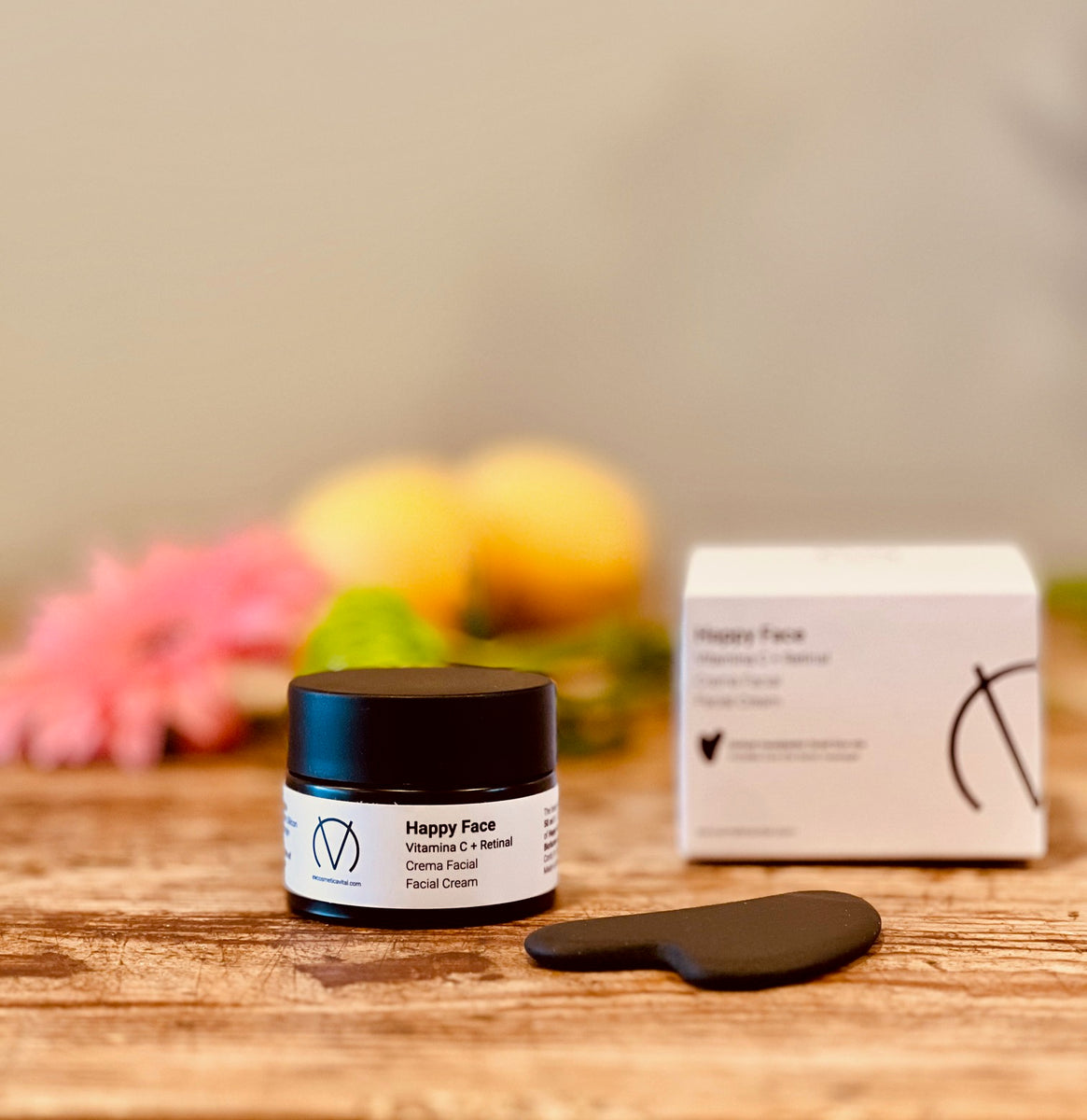 Cream Facial con Retinal y Vitamina C Happy Face – eljardindelasnaranjas